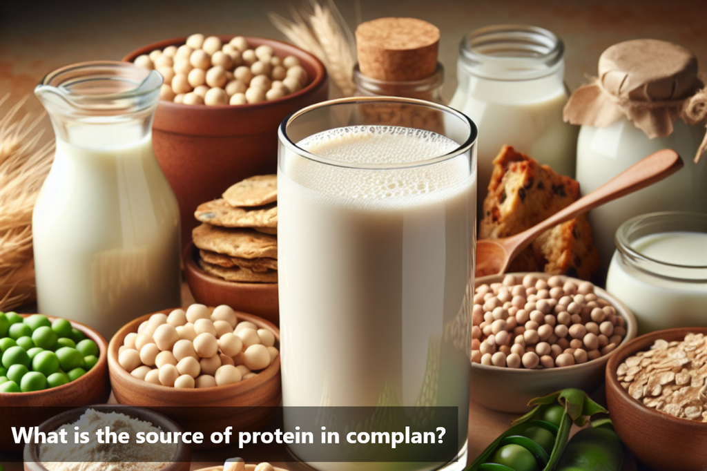 What is the source of protein in complan? - Protein Sources
