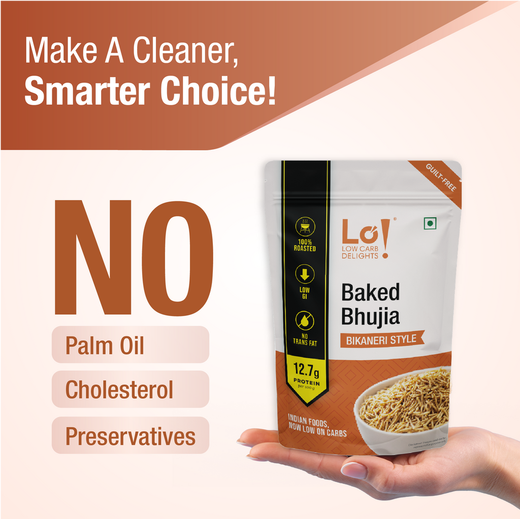Healthy Baked Bhujia with Bikaneri Flavor | Lo! Foods